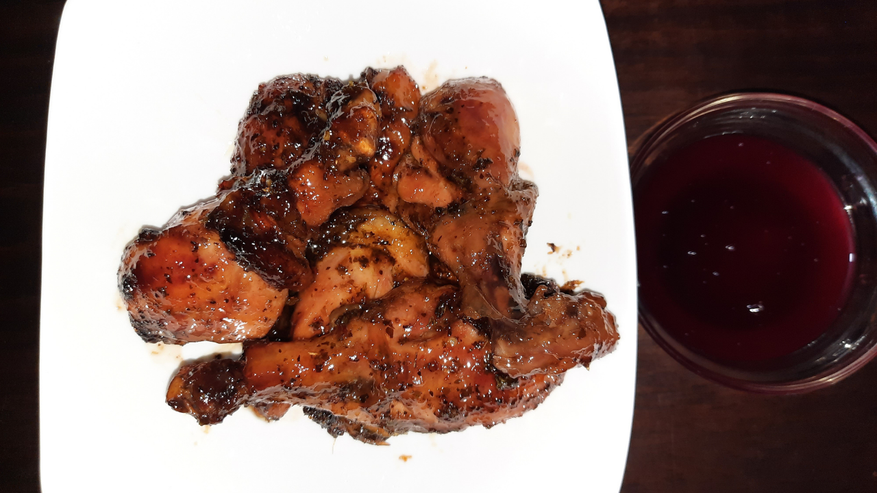 Sorrel Glazed Chicken - Spice Island Cooking